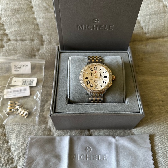 Michelle Michelle | Accessories | Michelle Michelle Two Toned Watch ...